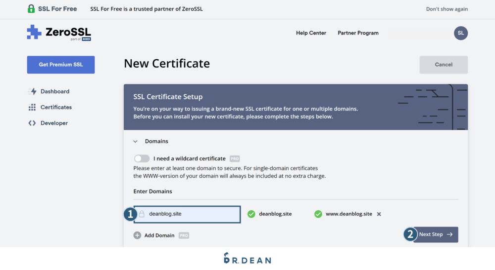SSL For Free 教學：免費 SSL 憑證申請 & 安裝