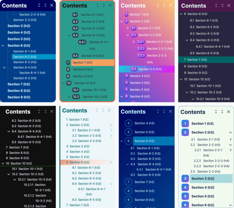 Fixed TOC (Tocer) 設定教學：製作超美的 WordPress 文章目錄
